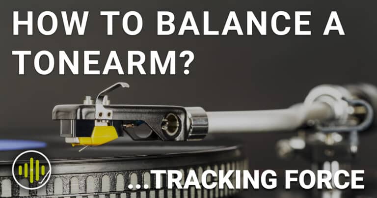 How to Balance a Tonearm & Set Turntable Tracking Force - Sound Matters
