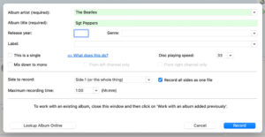 Converting Vinyl to Digital Files with Vinyl Studio - Sound Matters