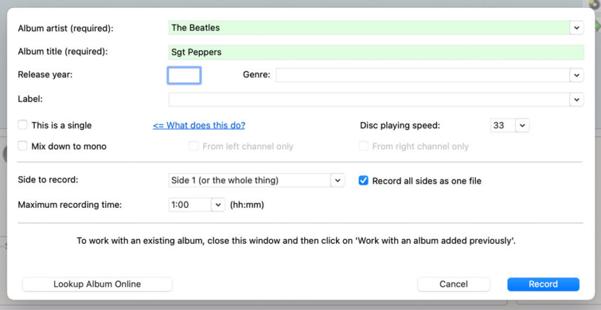 Converting Vinyl to Digital Files with Vinyl Studio - Sound Matters